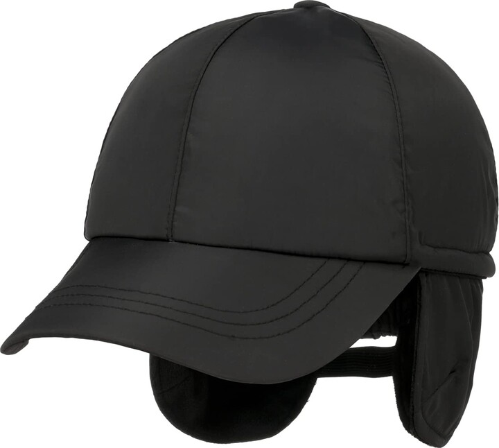 Lipodo Uni Classic Cap with Ear Flaps Men - Curved Brim Baseball ...