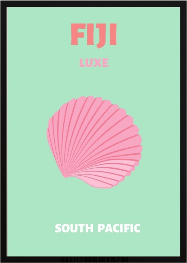 Artchi Fiji Luxe Shell Poster - ShopStyle Paintings