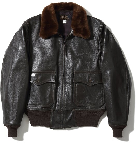 Buzz Rickson's Buzz Ricksons Leather G-1 A Pritzker & Sons, Inc Jacket ...