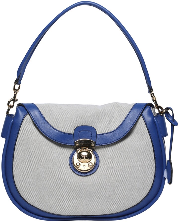 Moschino Teddy Lock Canvas Hobo Bag - ShopStyle