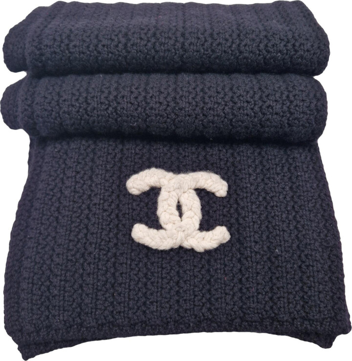 Chanel Cashmere scarf - ShopStyle Scarves & Wraps