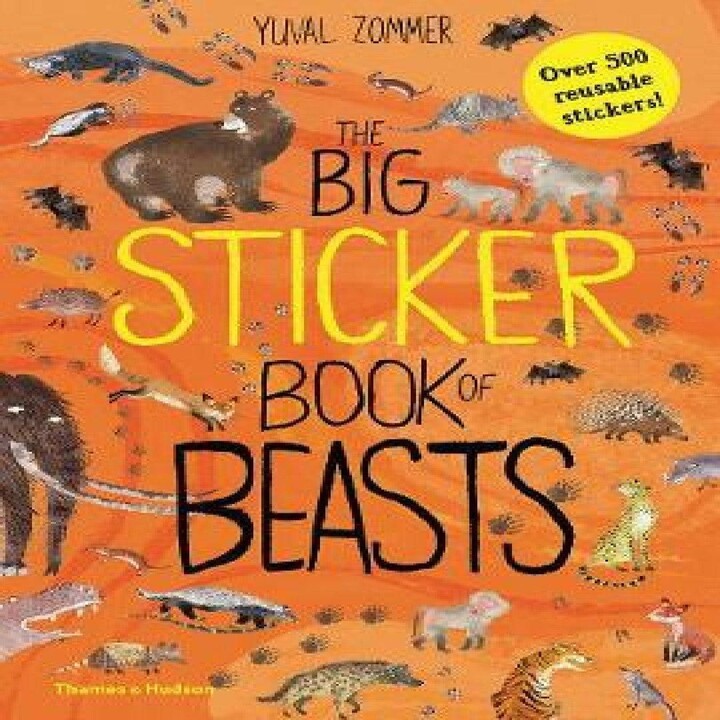 Yuval Zommer The Big Sticker Book of Beasts Book - ShopStyle