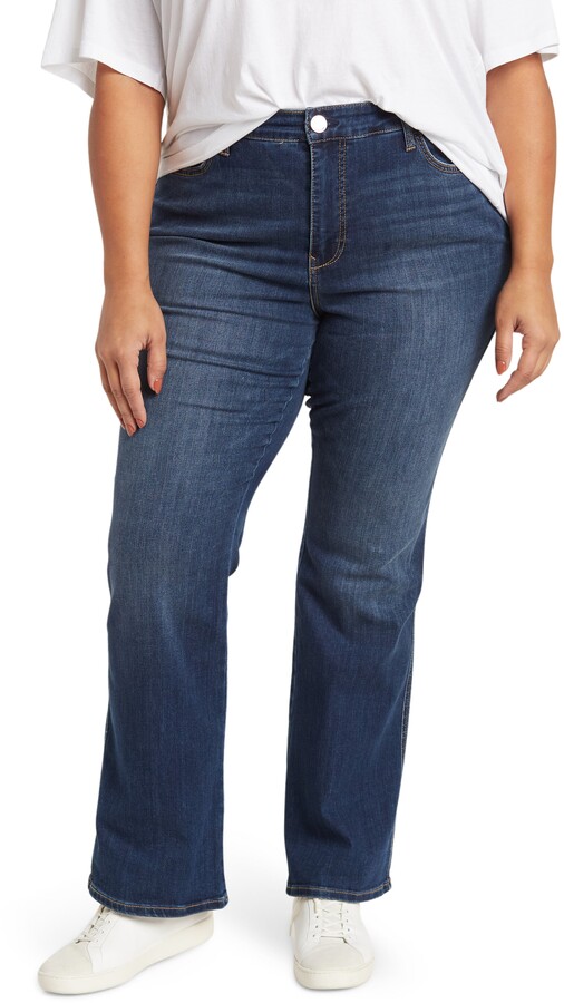 Seven7 Bombshell Bootleg Jeans - ShopStyle Plus Size Denim