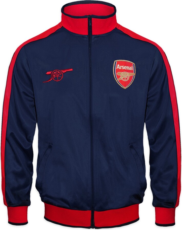 Arsenal F.C. Arsenal FC Official Gift Mens Retro Track Top Jacket Navy ...