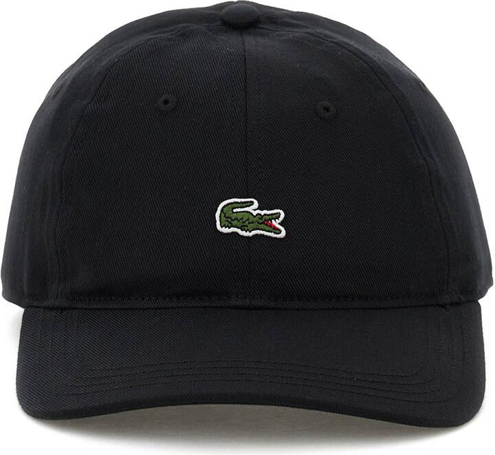 Lacoste logo patch baseball cap - ShopStyle Hats