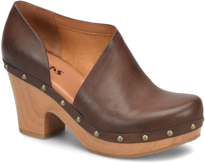 KORKS BY KORK-EASE Arielle Wood Sole d'Orsay Pump - ShopStyle Mules & Clogs