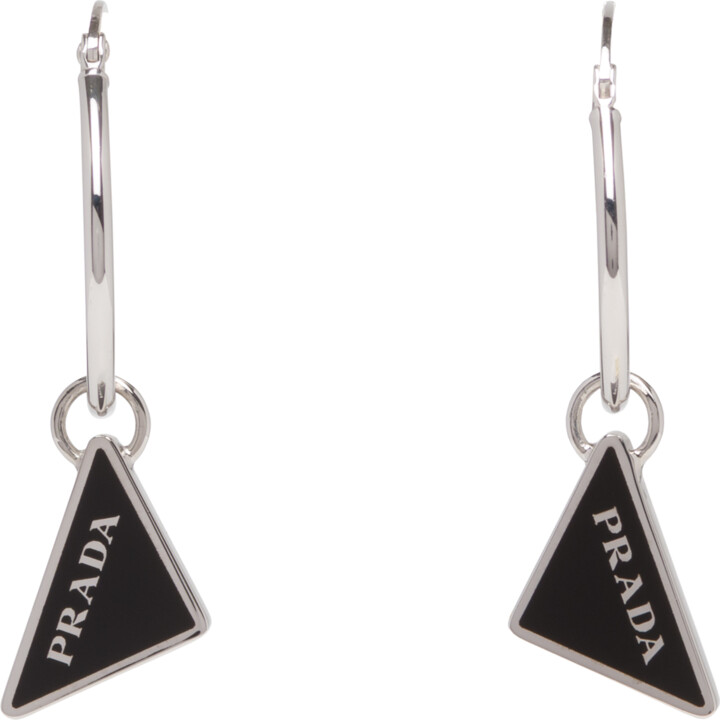 Prada Symbole Drop Earrings - ShopStyle