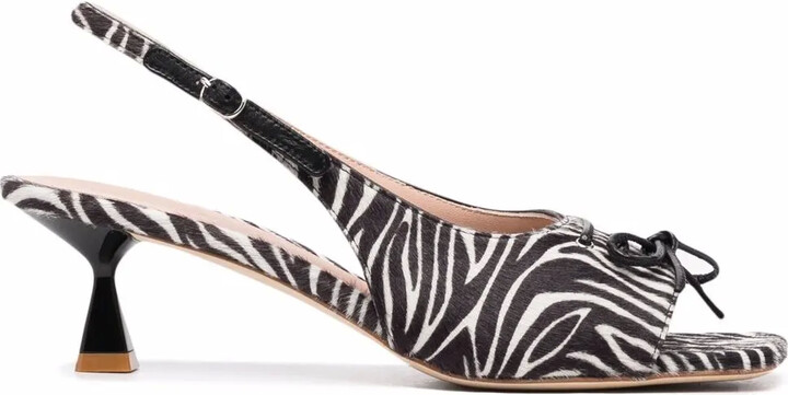 Scarosso Bella zebra-print pumps - ShopStyle