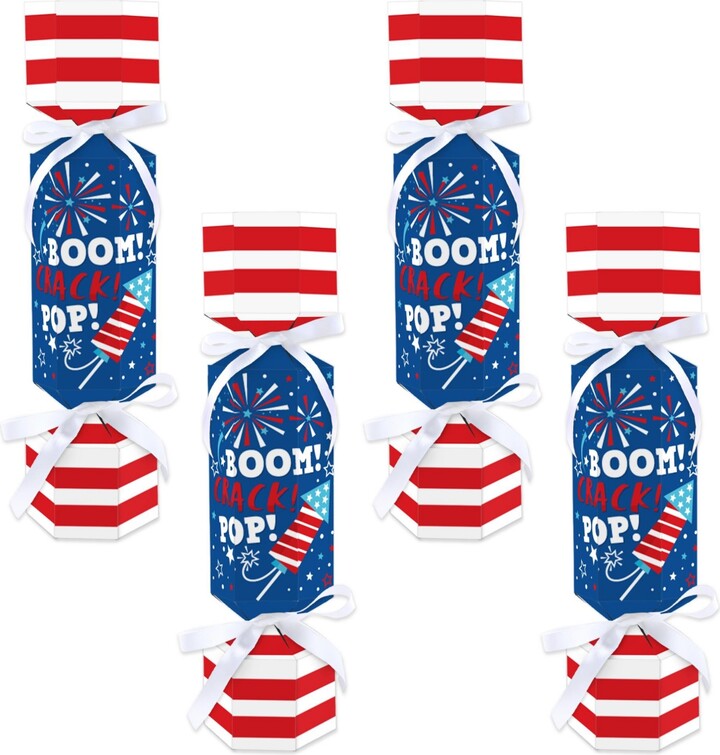 Big Dot Of Happiness Firecracker 4th of July Red, White and Royal Blue ...