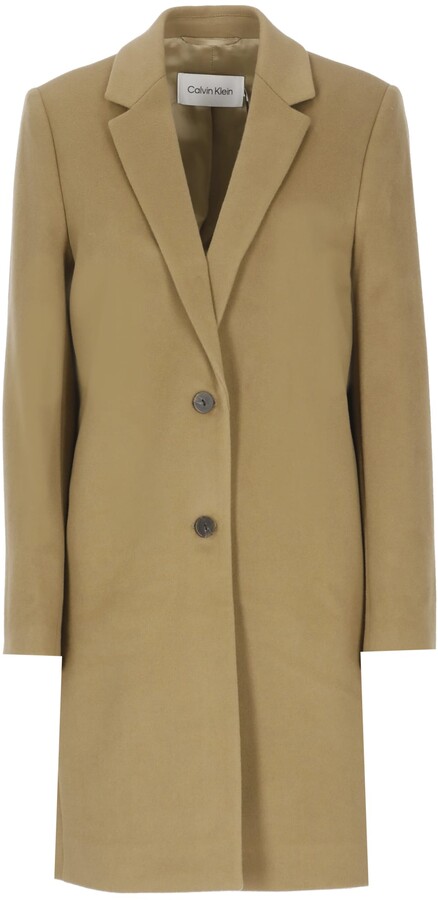 Calvin Klein Crombie Coat - ShopStyle
