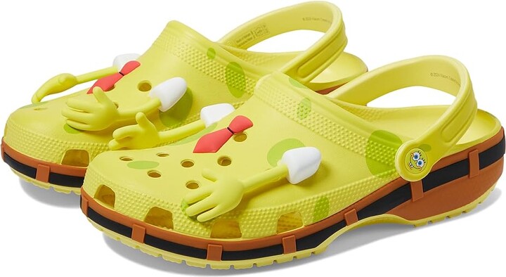 Crocs Spongebob Squarepants Classic Clog (Spongebob Banana) Slippers ...