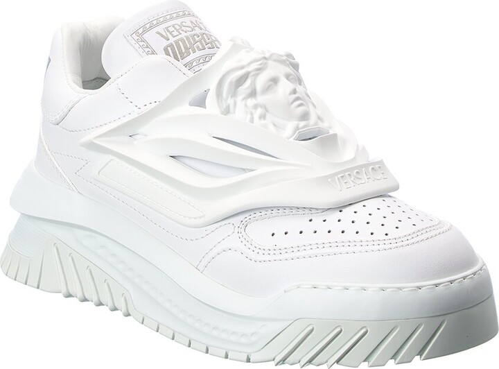 Versace Odissea Leather Sneaker - ShopStyle