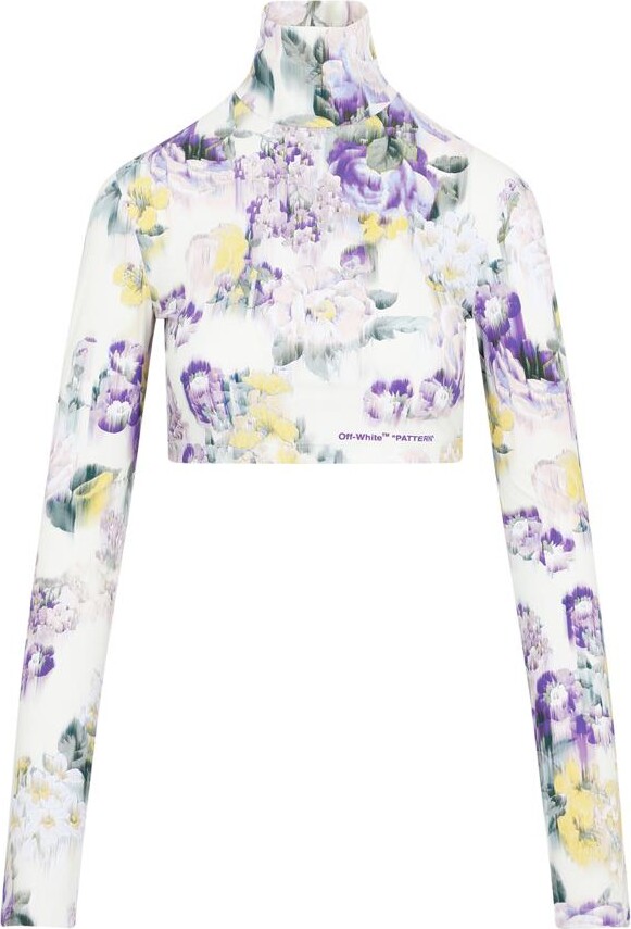 Off-White Crop Top - ShopStyle