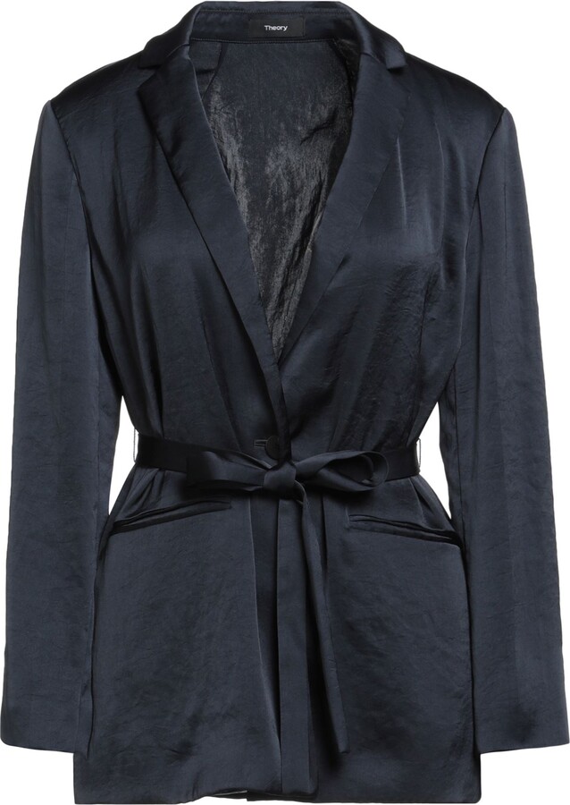 Theory Suit Jacket Midnight Blue - ShopStyle