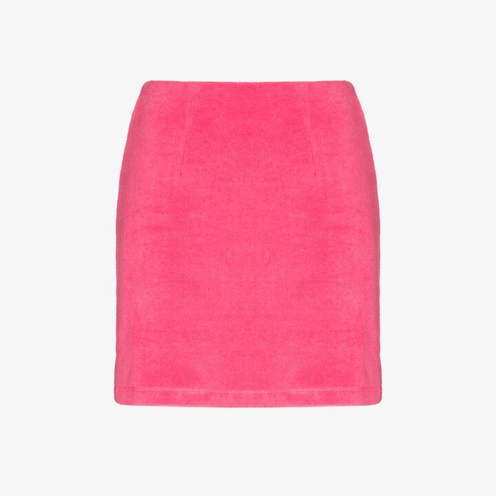 Ambra Maddalena Kellie terry cotton mini skirt - ShopStyle