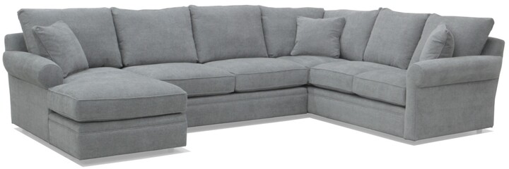 Furniture Zaniel 138" 3PC Fabric Sectional with Chaise, Created for ...