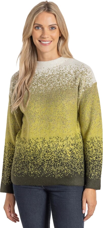 Klass Ombre Knit Jumper - Khaki/Lime - XXL - ShopStyle