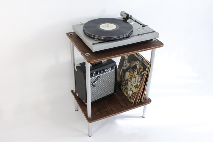 Etsy Record Player Stand With Vinyl Storage, Turntable Media Cabinet ...