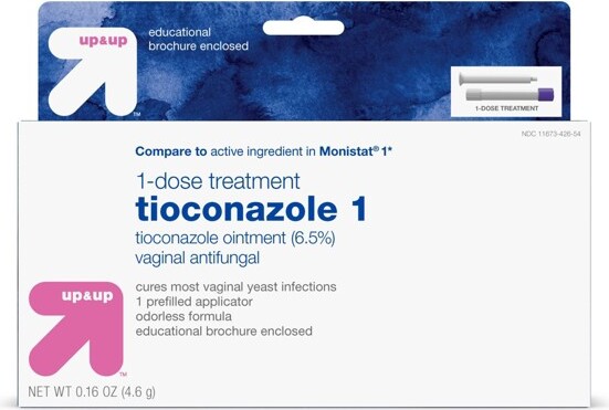 Tioconazole Anti-fungal Cream - 1 Day Treatment - 0.16oz - up&up ...