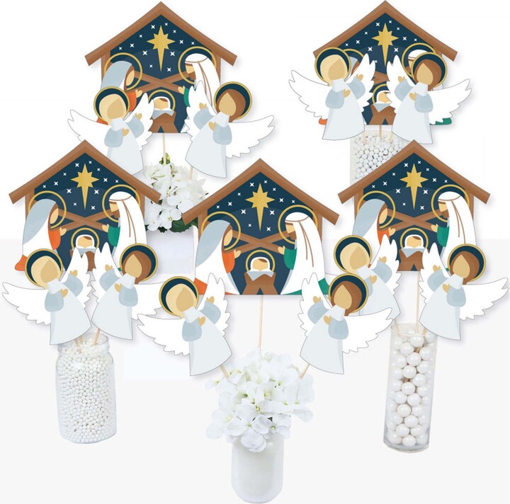 Big Dot Of Happiness Holy Nativity - Manger Scene Religious Christmas ...