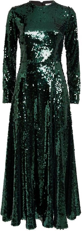 E.Stott Sequin-Embellished Maya Midi Dress - ShopStyle