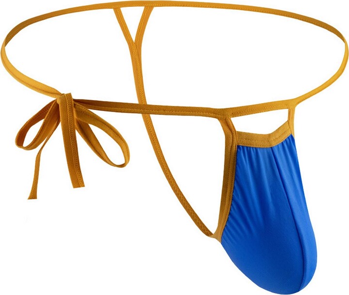 Faringoto Men Sexy Thong G String Low Rise Briefs T Back Briefs High