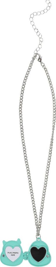 Squishmallows Winston Owl Mirror Picture Open Locket Squish Necklace ...