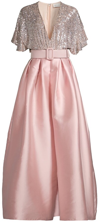 Sachin + Babi Simone Metallic Gown - ShopStyle Evening Dresses