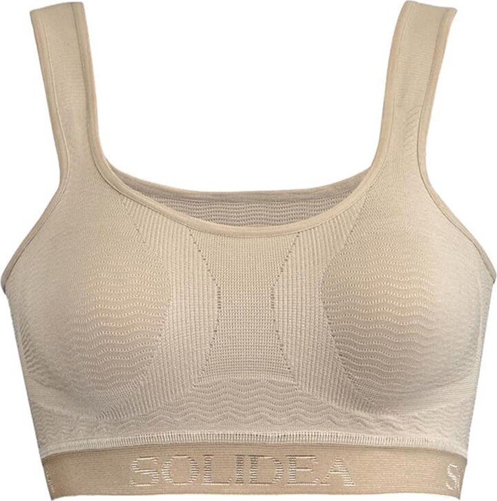 SOLIDEA Silver Wave Skin Compression Bra Item 0613A5 - ShopStyle