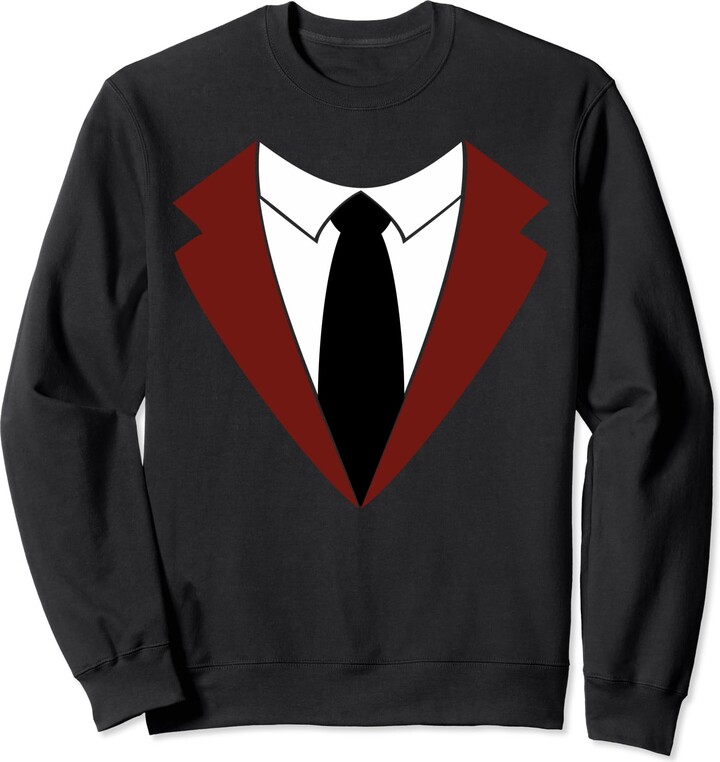 Funny tuxedo costume Funny burgundy red tuxedo bartender tuxedo ...