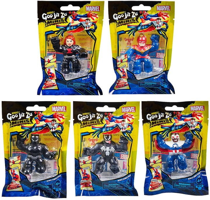 Character Group Heroes of Goo Jit Zu Marvel Minis (Assortment ...