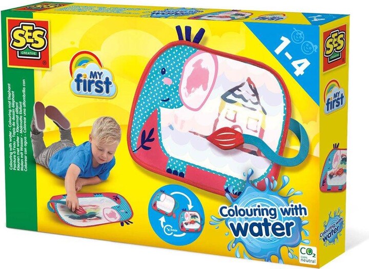 SES Creative Children's My First Colouring with Water Colouring Mat ...
