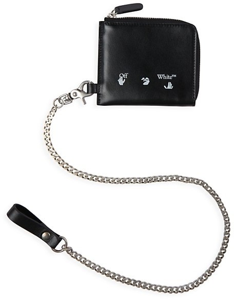 Off-White Logo Chain Wallet - ShopStyle