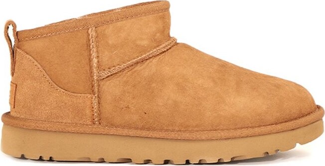 UGG Classic Ultra Logo Patch Mini Ankle Boots - ShopStyle