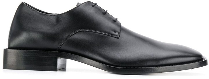 Balenciaga square toe Derby shoes - ShopStyle