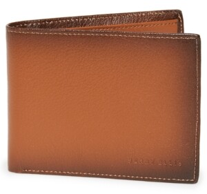 Perry Ellis Portfolio Men's Burnished Leather Bifold Wallet - ShopStyle