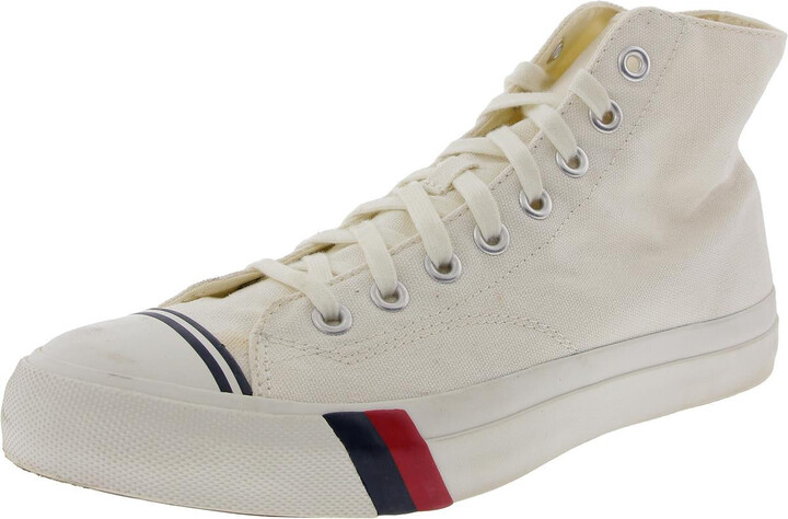 Pro-Keds ROYAL HIGH Mens Cushioned Footbed Canvas High-Top Sneakers ...