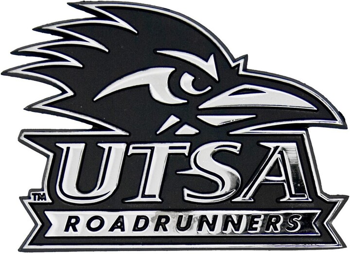 Wincraft Utsa Roadrunners Free-Form Chrome Auto Emblem Decal ...