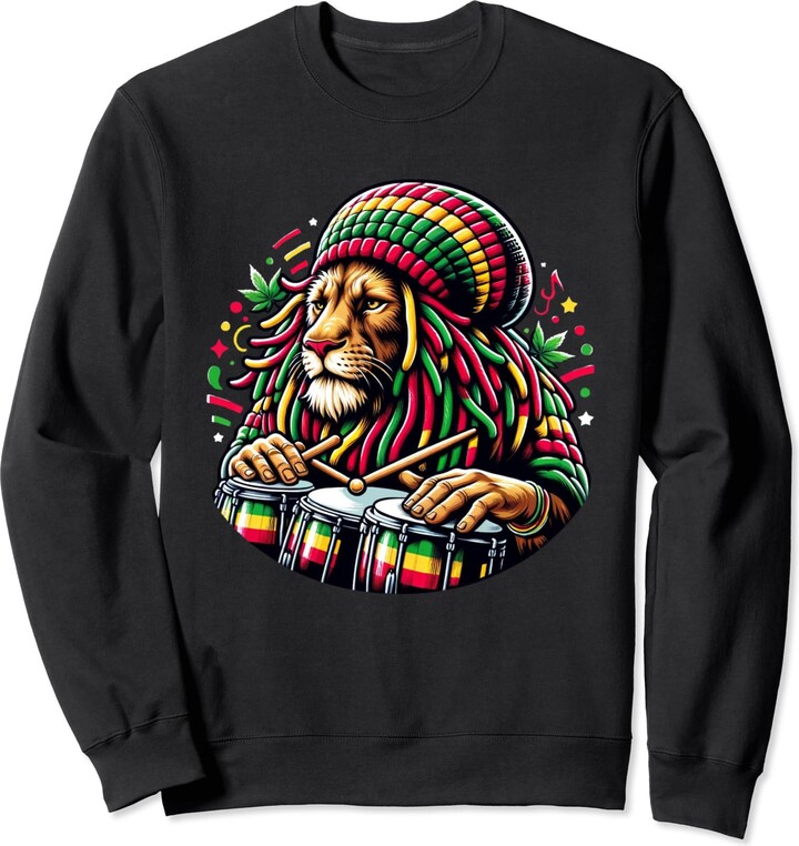 Caribbean Culture Wearables Rasta Lion Roots Reggae Clothes For Men ...