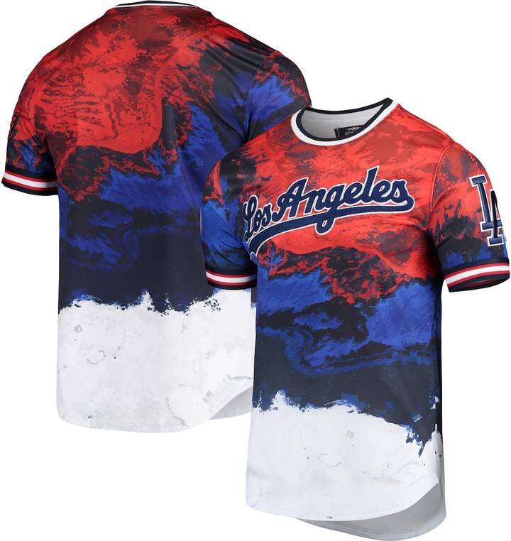 Pro Standard Men's Red and Royal Los Angeles Dodgers Red White And Blue ...