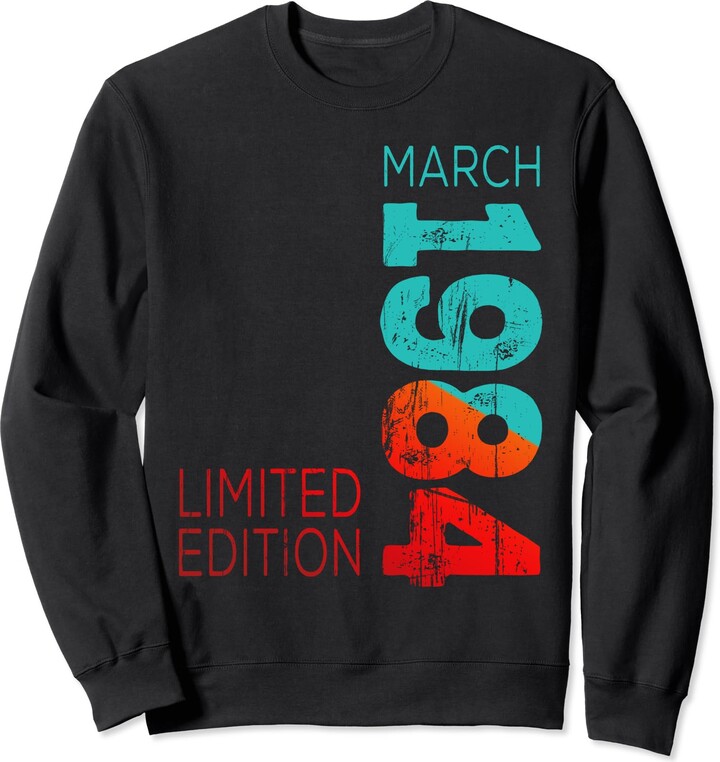 Since March Retro Vintage 1984 Limited Edition Month Of March 1984 Year ...