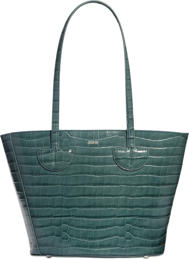 Jason Wu Smile Croc Embossed Leather Extra Large Tote Bag - ShopStyle
