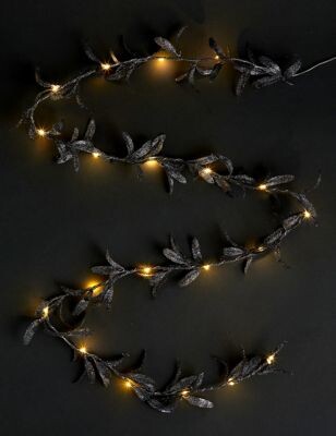 Silver Light Up Leaf Garland - ShopStyle Winter Decor