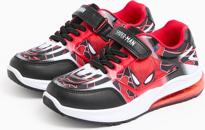 Disney Marvel Black Black Marvel Spider-Man Red Character Print ...