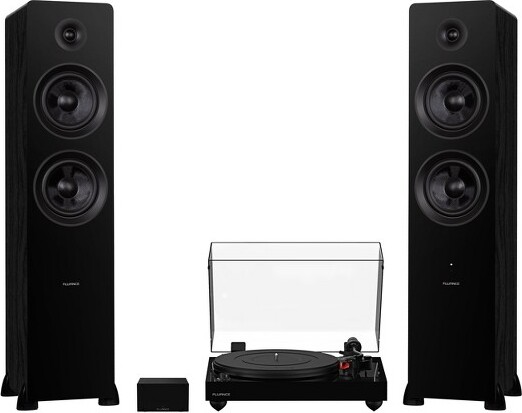 Fluance RT83 Reference High Fidelity Vinyl Turntable, PA10 Phono Preamp and Ai81 Elite Powered ...