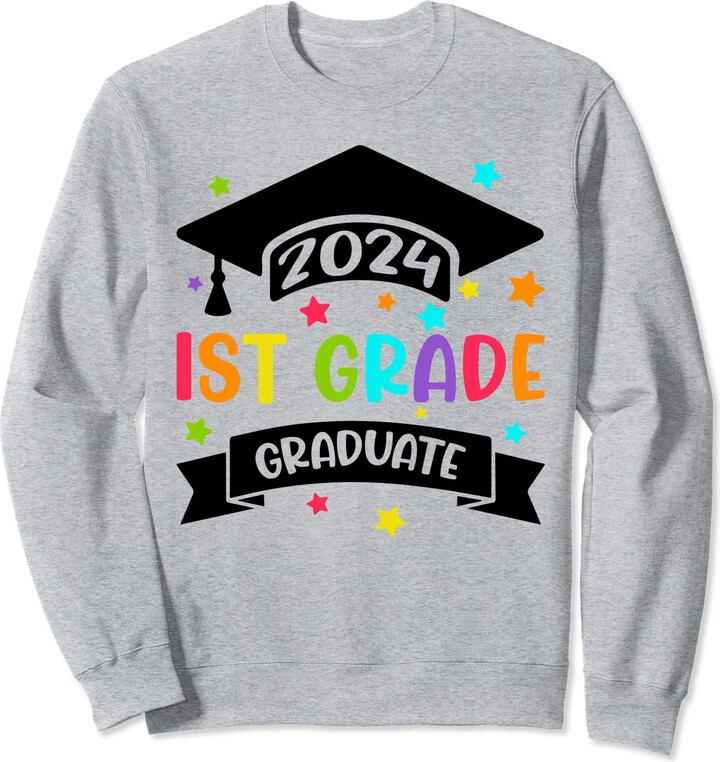 Graduation Last Day of School Tee Gifts 2024 1st Grade Graduate First ...