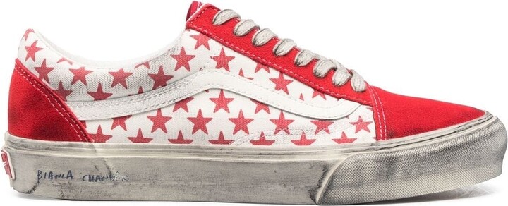 Vans Two-Tone Star-Print Sneakers - ShopStyle