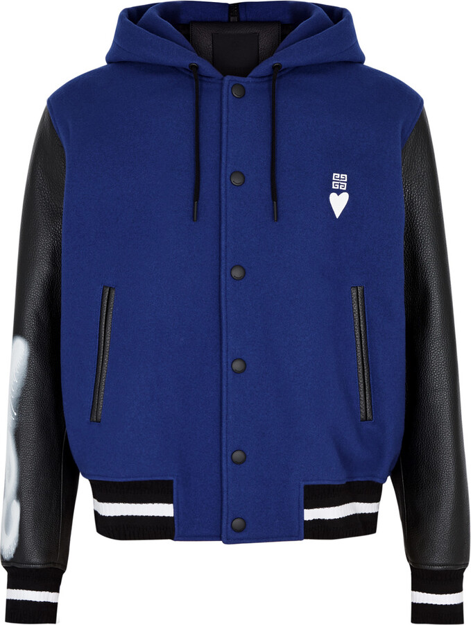 Givenchy X Chito Logo Panelled Wool-blend Varsity Jacket - ShopStyle