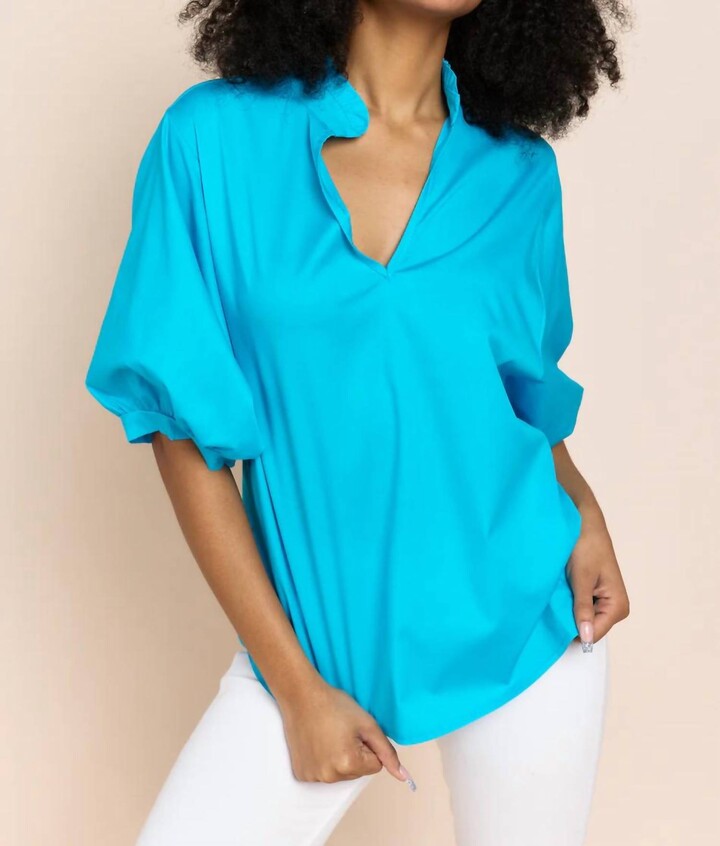 Sofia Collections Adele Top In Ocean Breeze - ShopStyle