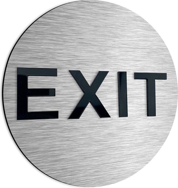 Etsy Emergency Exit Sign - Hotel Door Signs This Way Signage Stairs ...